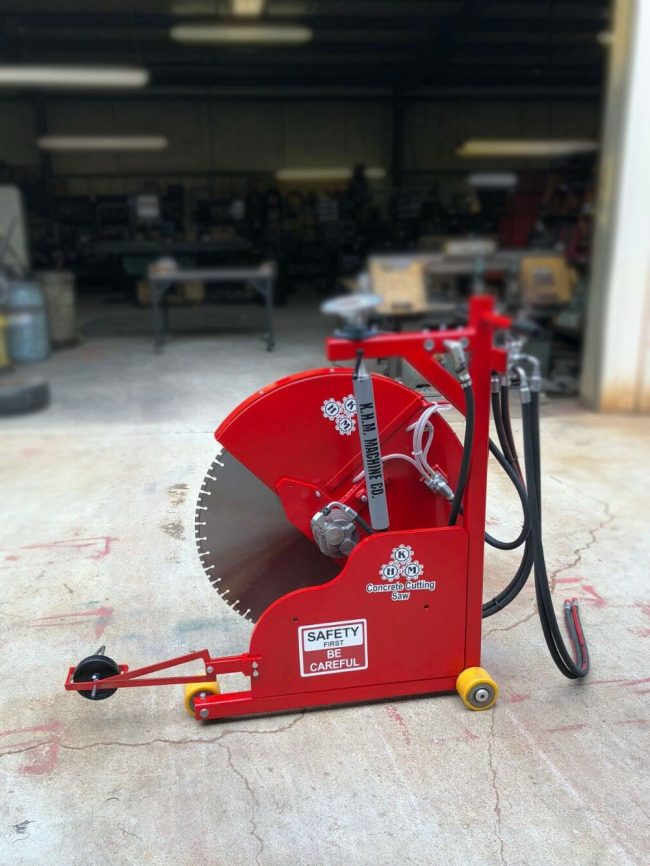 20″ Hydraulic Concrete Cutting Walk Behind Push Adjustable Saw - KHM ...