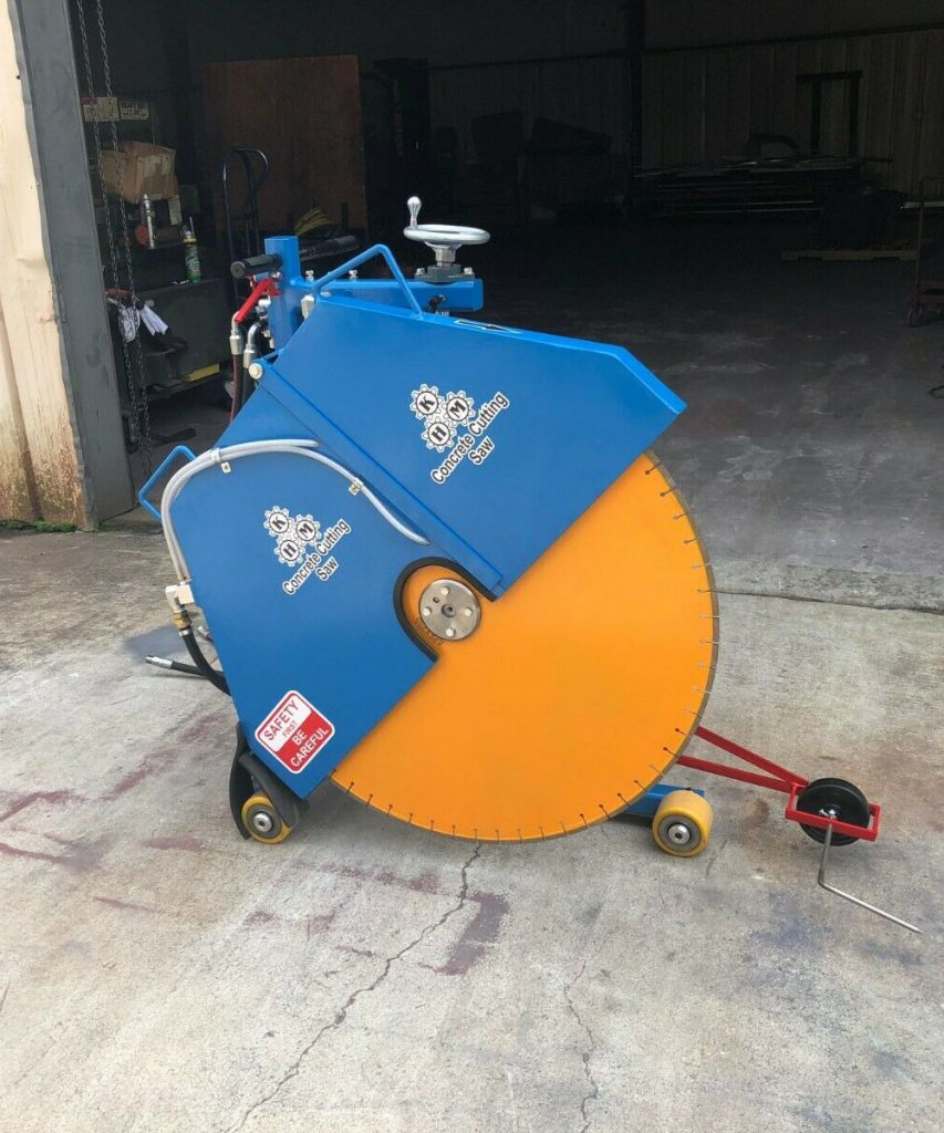 16″ Hydraulic Concrete Cutting Walk Behind Push Adjustable Saw - KHM ...