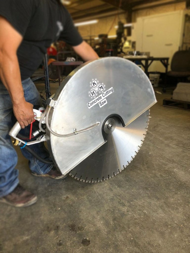 30″ Hydraulic Concrete Cutting Saw - KHM Machine Shop