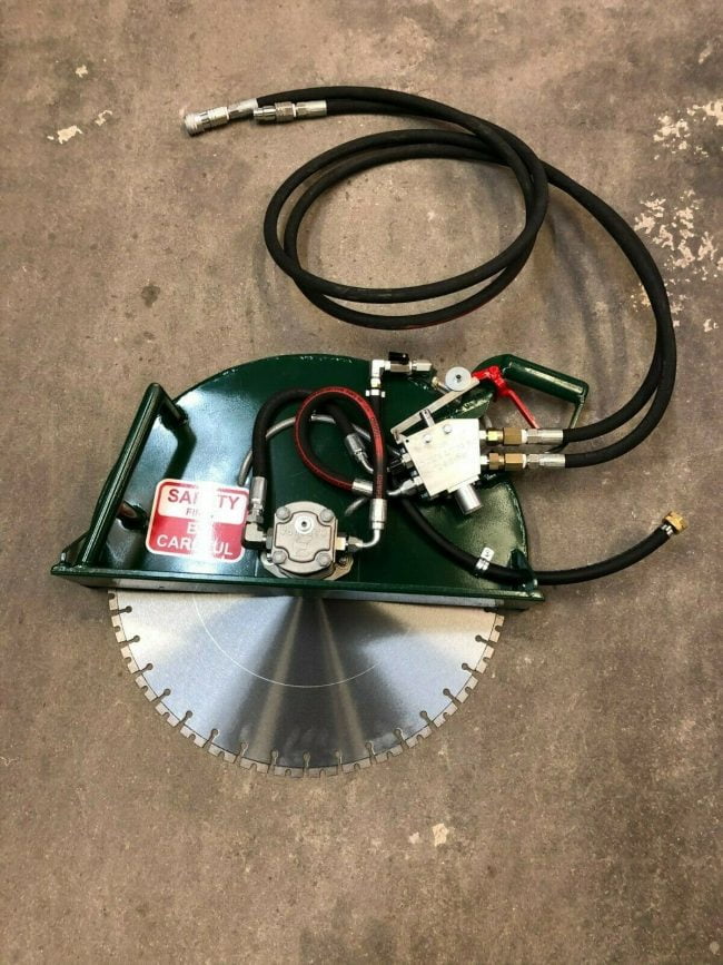 30″ Horizontal Hydraulic Concrete Cutting Flush Saw - KHM Machine Shop