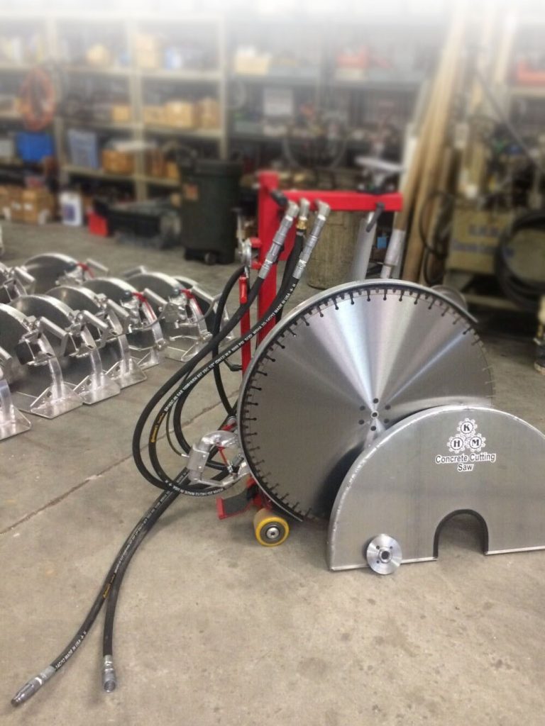 Walk Behind Push Saw - KHM Machine Shop