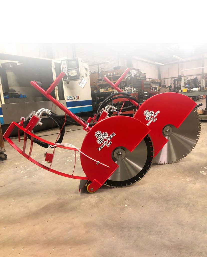 30″-Concrete Cutting Hydraulic Walk Behind Push Floor Saw - KHM Machine ...