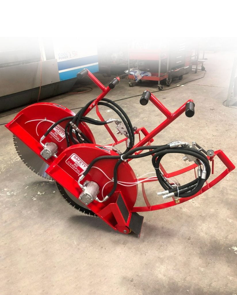 30″-Concrete Cutting Hydraulic Walk Behind Push Floor Saw - KHM Machine ...