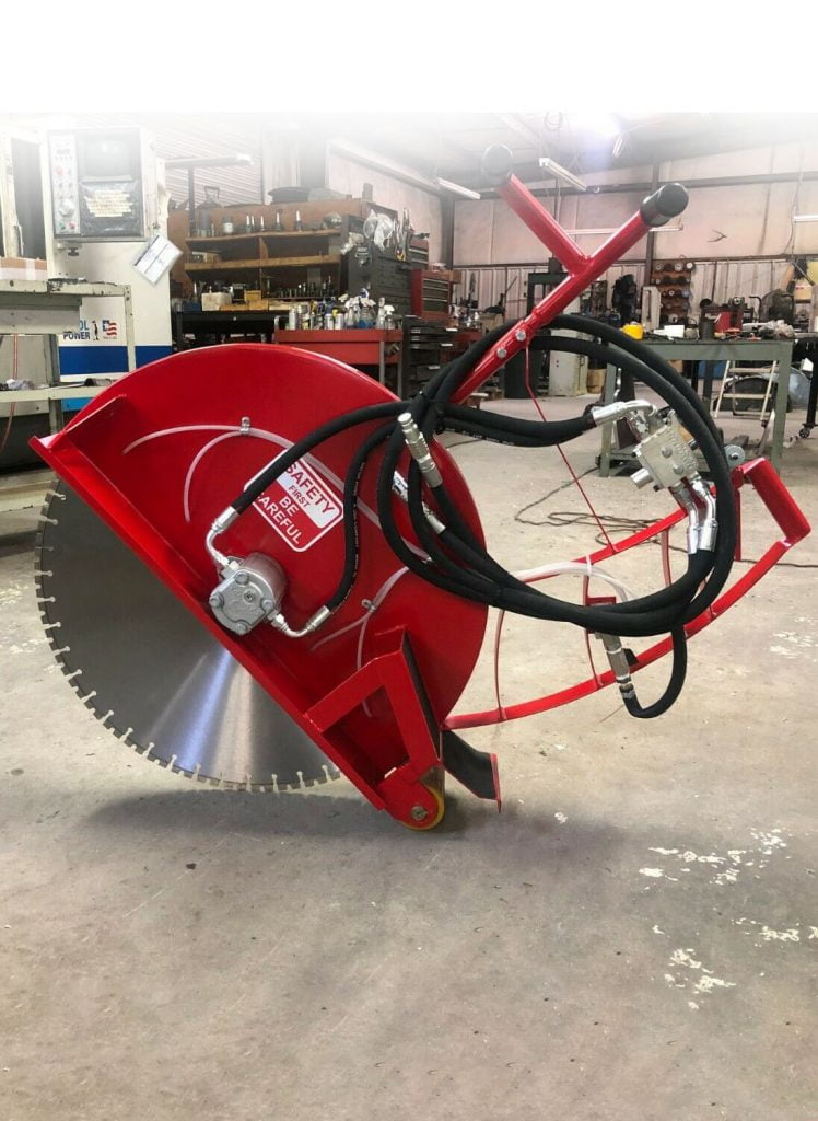 30″-Concrete Cutting Hydraulic Walk Behind Push Floor Saw - KHM Machine ...